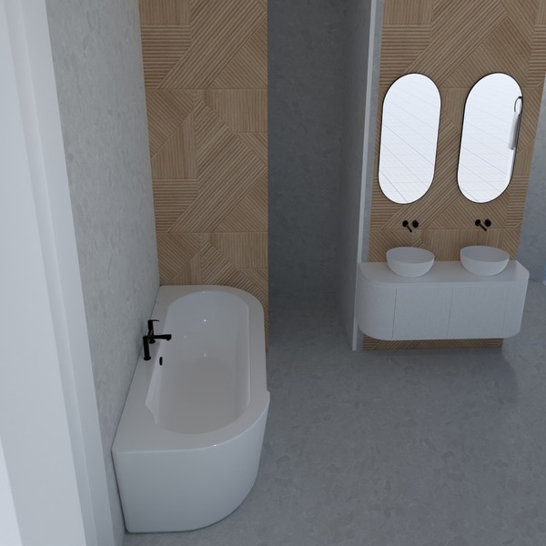 Sdb 1er étage - Free Online Design | 3D House Ideas - by Planner 5D