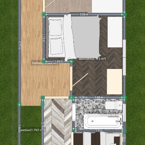 4x10 Nae Rae - Free Online Design | 3D House Ideas - by Planner 5D