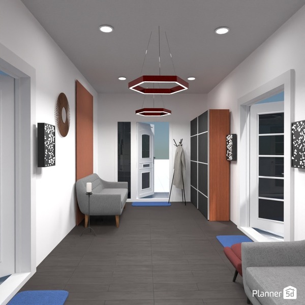 Long Hallway - Free Online Design | 3D House Ideas - by Planner 5D