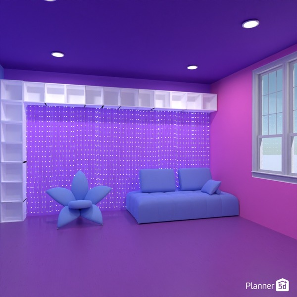 Bubble gum interior - Free Online Design | 3D House Ideas - by Planner 5D