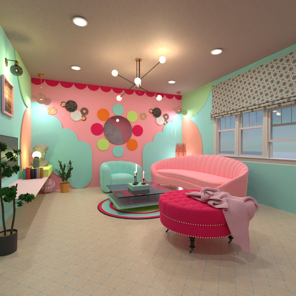 Bubble gum interior - Free Online Design | 3D House Ideas - by Planner 5D