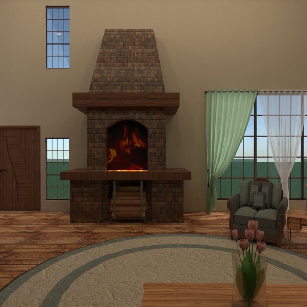 custom fireplace - Free Online Design | 3D House Ideas - by Planner 5D