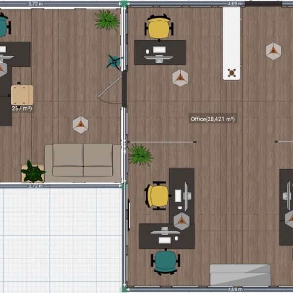 Office - Free Online Design | 3D House Ideas - by Planner 5D