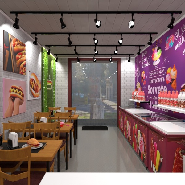 Projeto de Design e Decoração Lanchonete e Sorveteria Sr Marcelo ...