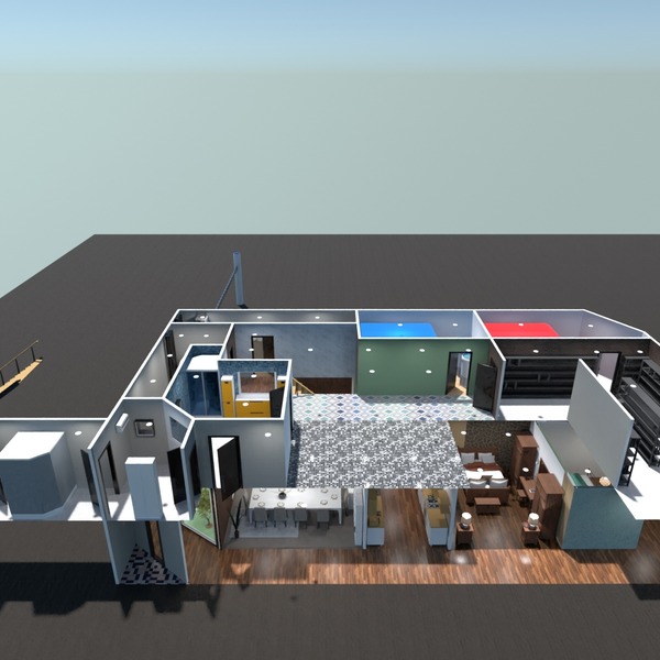 Бункер - Free Online Design | 3D House Ideas - by Planner 5D