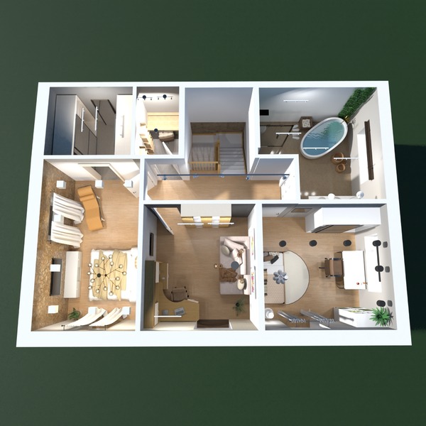 DHH 1 DG li klassic white - Free Online Design | 3D House Ideas - by ...