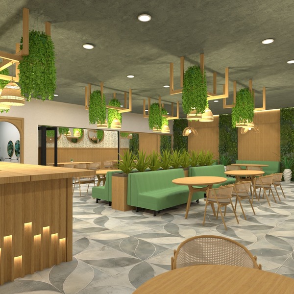 Restaurant Option 2 - Free Online Design | 3D House Ideas - by Planner 5D