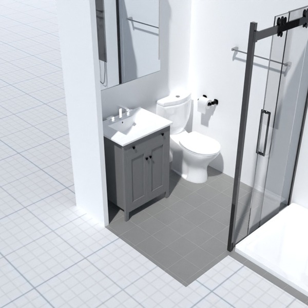 Bathroom - Free Online Design | 3D House Ideas - by Planner 5D