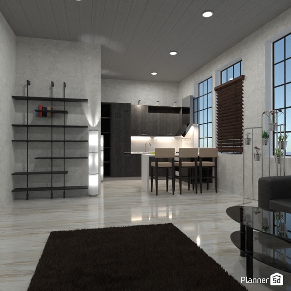 LOFT interior style - Free Online Design | 3D House Ideas - by Planner 5D