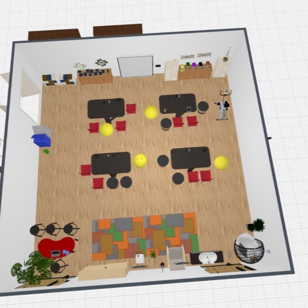 Classroom Design - Free Online Design | 3D House Ideas - by Planner 5D