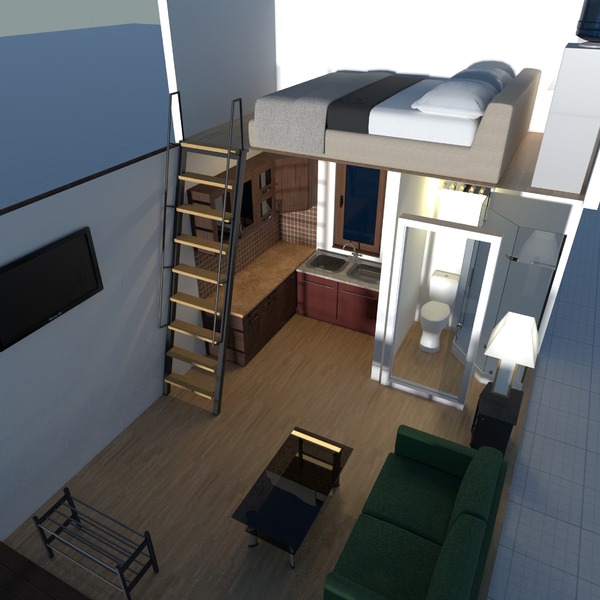 16x12 cabin - Free Online Design | 3D House Ideas - by Planner 5D