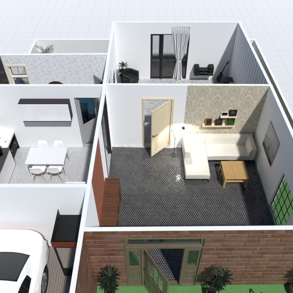 Individual Home - Free Online Design | 3D House Ideas - by Planner 5D