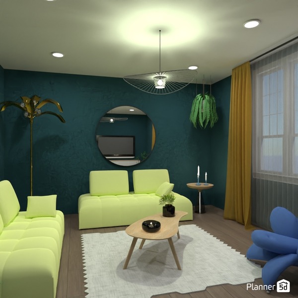 Bubble gum interior - Free Online Design | 3D House Ideas - by Planner 5D