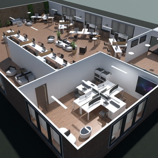 Office 4 - Free Online Design | 3D House Ideas - by Planner 5D