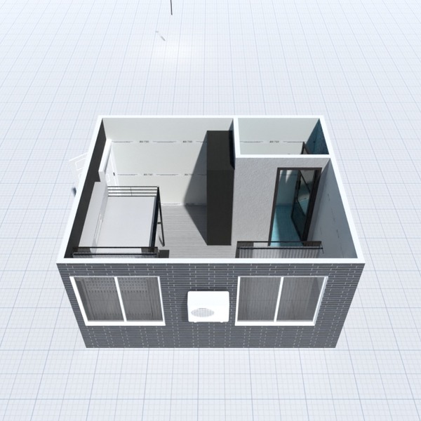 15sqm BR Project - Free Online Design | 3D House Ideas - by Planner 5D