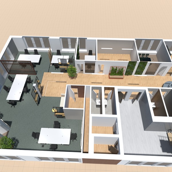 800 Layout 7 - Free Online Design | 3D House Ideas - by Planner 5D