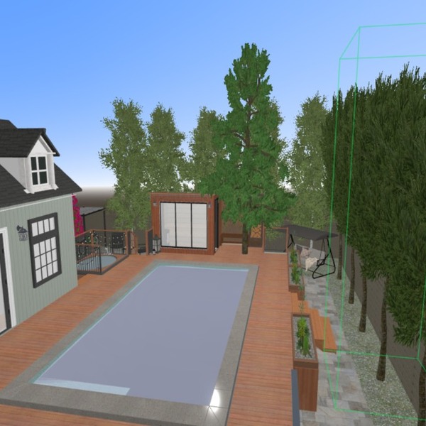 Terrace with pool - Free Online Design | 3D House Ideas - by Planner 5D