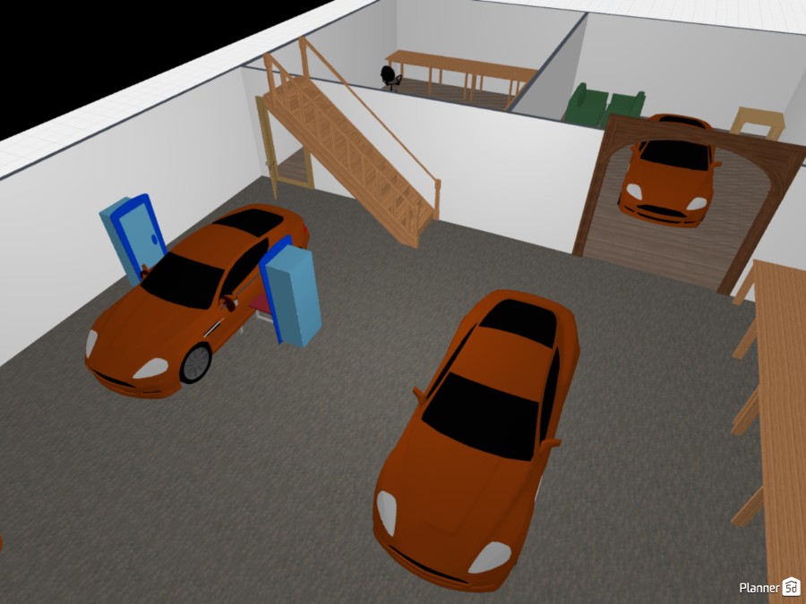 дрифтанутые - Free Online Design | 3D Garage Floor Plans by Planner 5D