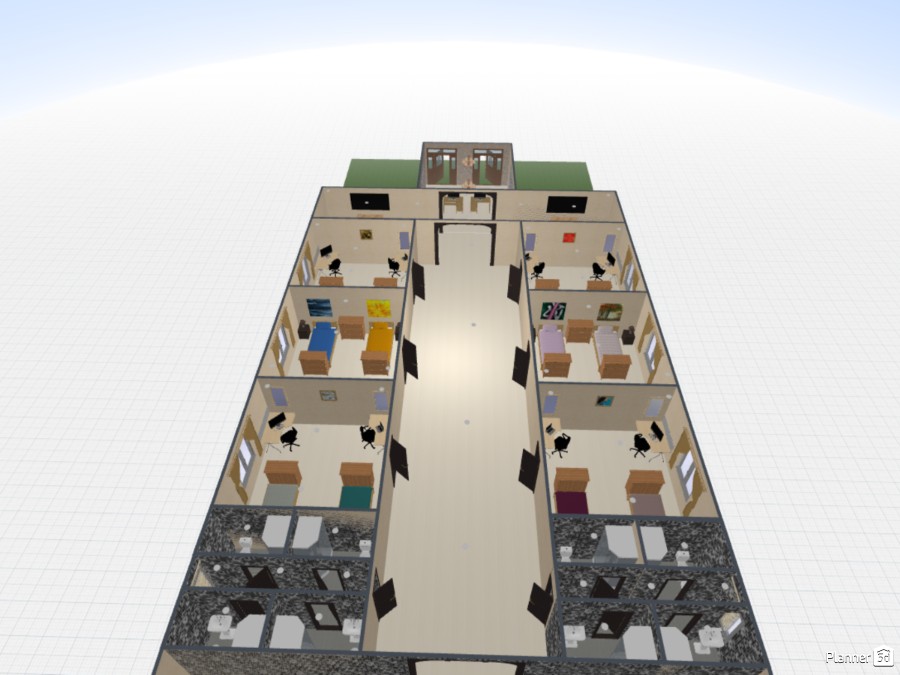 College dorms - Free Online Design | 3D Floor Plans by Planner 5D