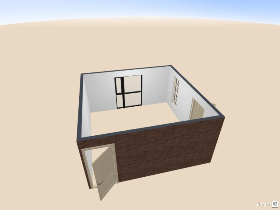 casa de 3x4 - Free Online Design | 3D House Floor Plans by Planner 5D