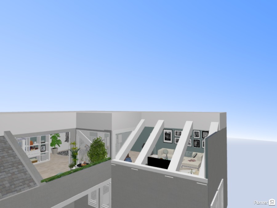 ATTIC MANSION - Free Online Design | 3D House Floor Plans by Planner 5D