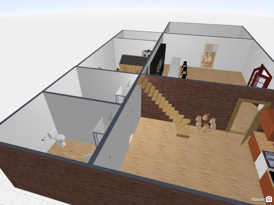 K&T Restaurant & Hotel - Free Online Design | 3D Landscape Floor Plans ...