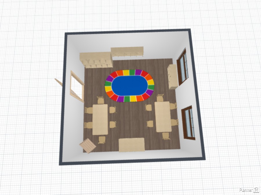Classroom - Free Online Design | 3D Studio Floor Plans by Planner 5D