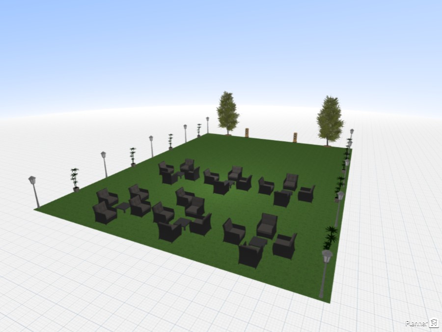 Omega - Free Online Design | 3D Outdoor Floor Plans by Planner 5D