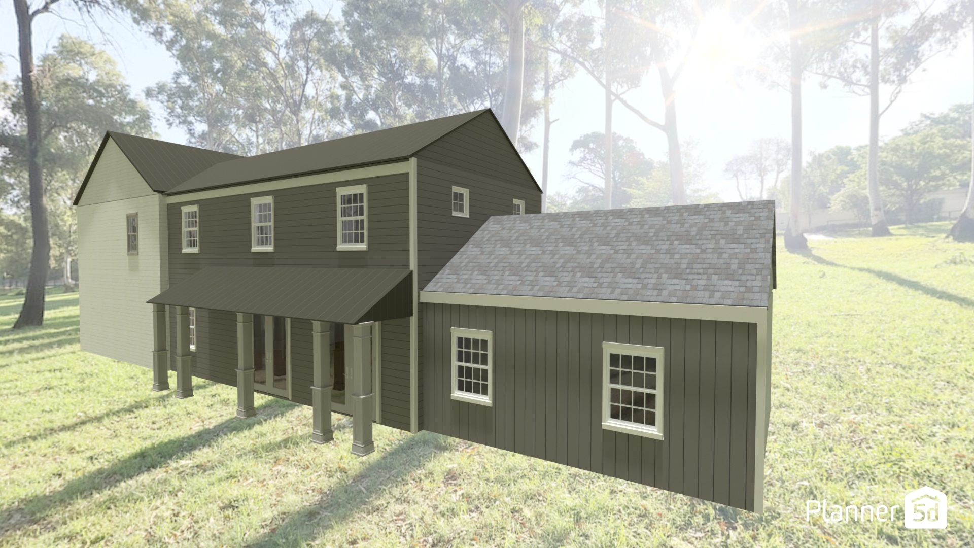 Exterior - Free Online Design | 3D House Ideas - by Planner 5D