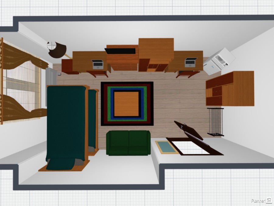 Dorm room Fall 2018 - Free Online Design | 3D Bedroom Floor Plans by ...