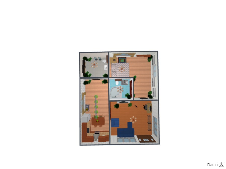 Aesthetic plant house layout - Free Online Design | 3D Floor Plans by ...