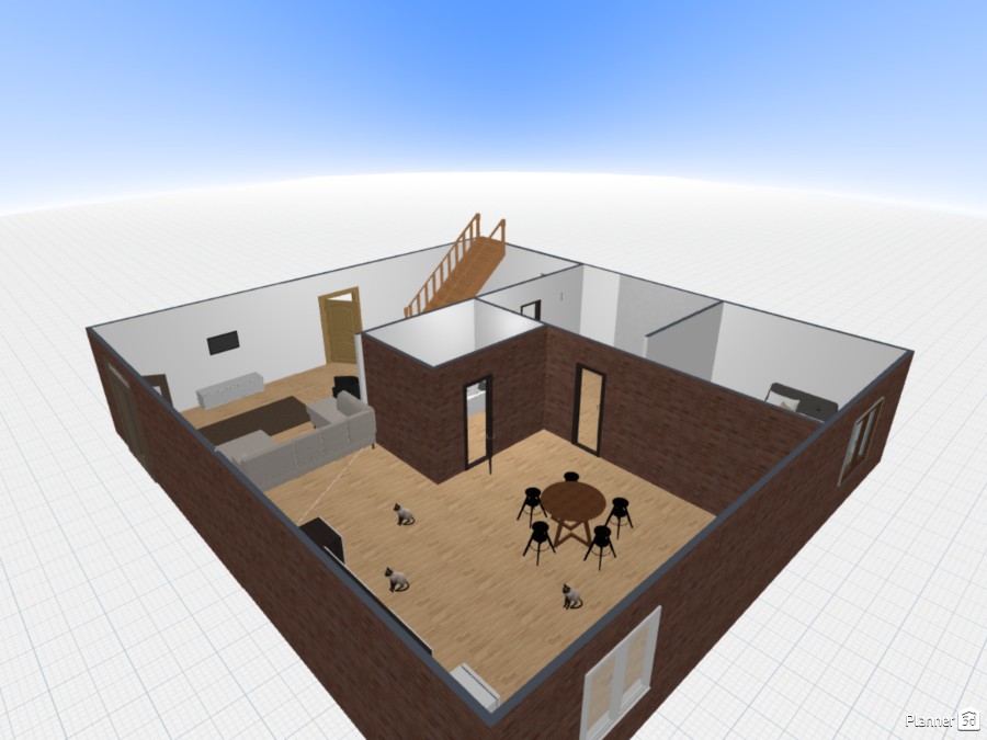 My house project - Free Online Design | 3D House Floor Plans by Planner 5D