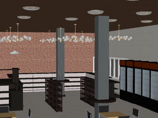Project Cafe - Free Online Design | 3D Cafe Floor Plans by Planner 5D