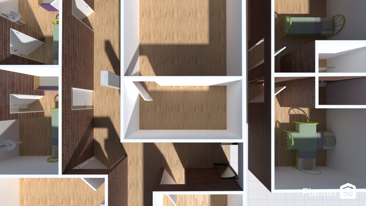 Project #19 - Free Online Design | 3D Kids Room Floor Plans by Planner 5D