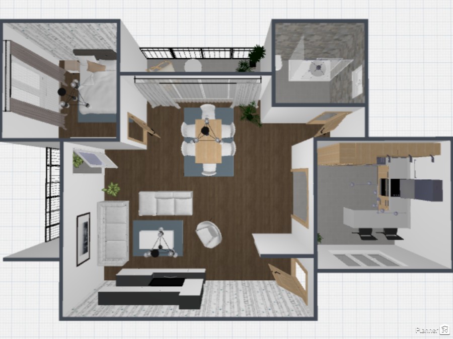 My Dream House - Free Online Design | 3D House Floor Plans by Planner 5D