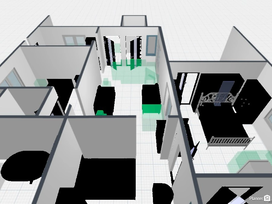 Original Layout - Free Online Design | 3D Cafe Floor Plans by Planner 5D