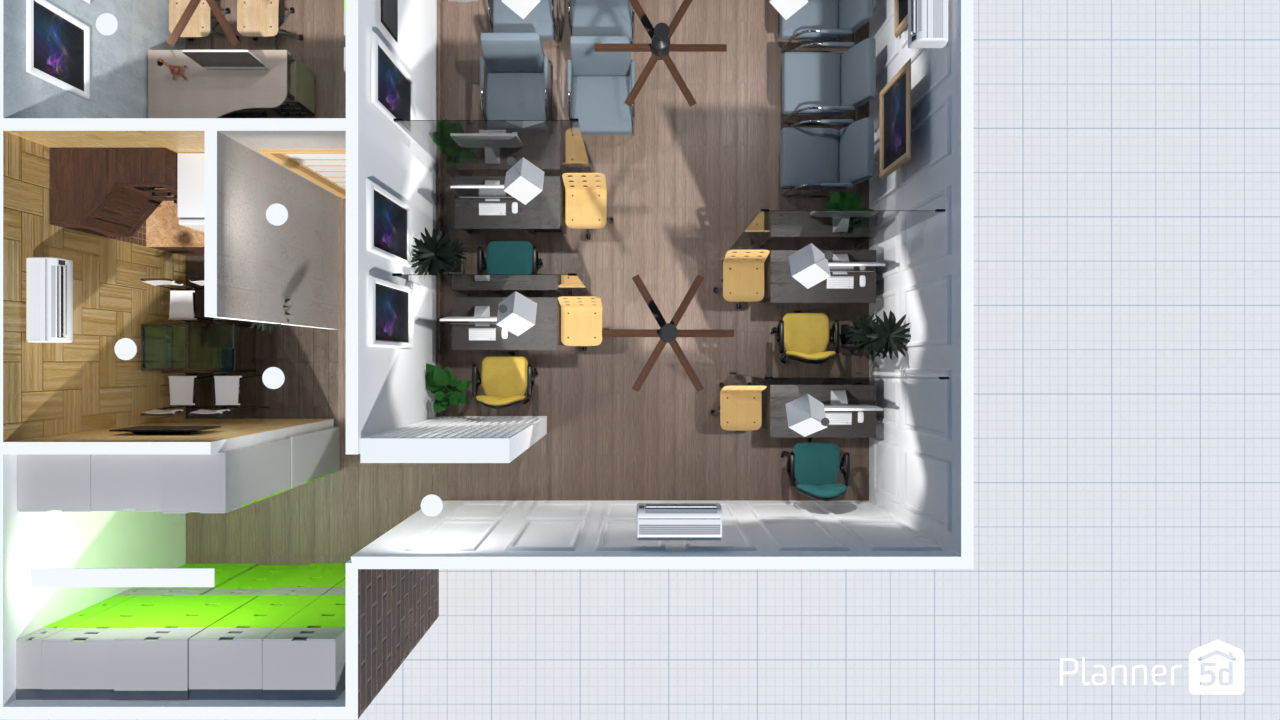 Riviera Office - Free Online Design | 3D Furniture Floor Plans by ...