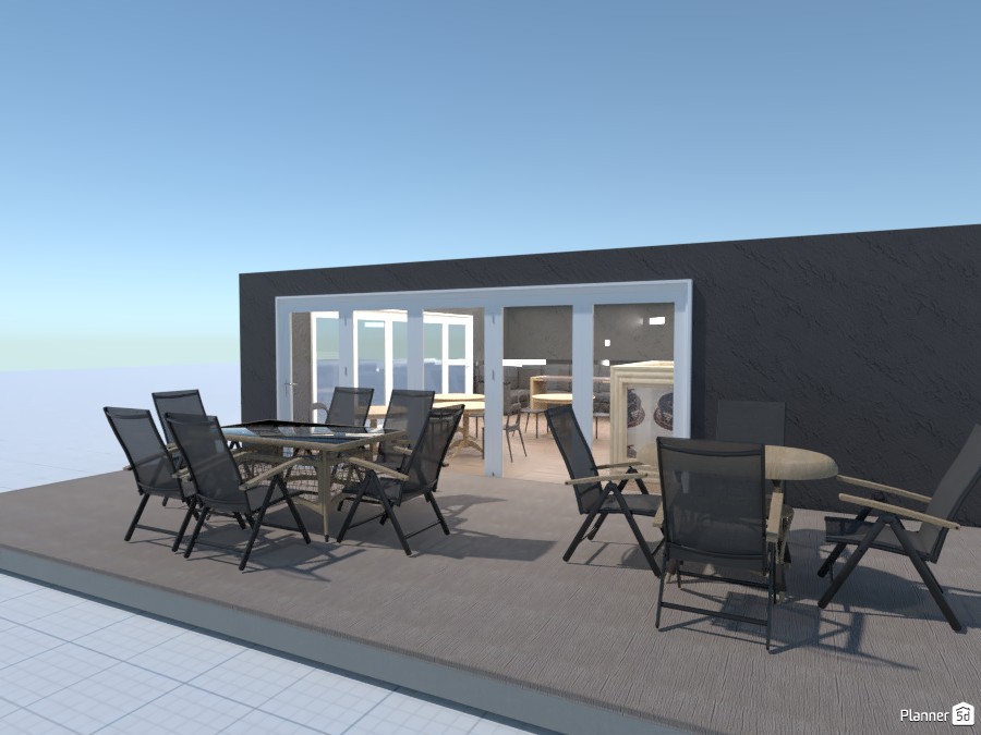 Cafe - Free Online Design | 3D Cafe Floor Plans by Planner 5D