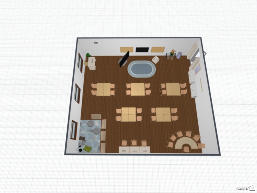 Classroom Layout - Free Online Design | 3D Architecture Floor Plans by ...