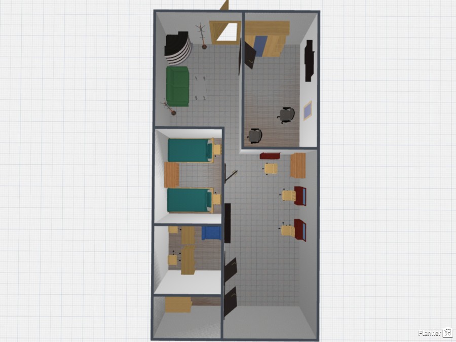 Студия - Free Online Design | 3D Studio Floor Plans by Planner 5D