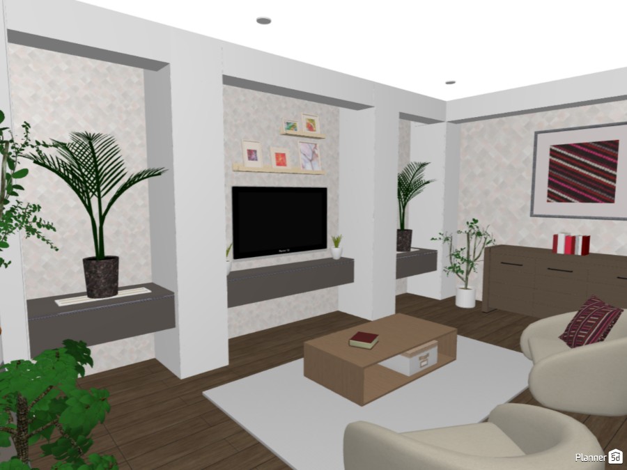 Living room - Free Online Design | 3D Living Room Floor Plans by Planner 5D