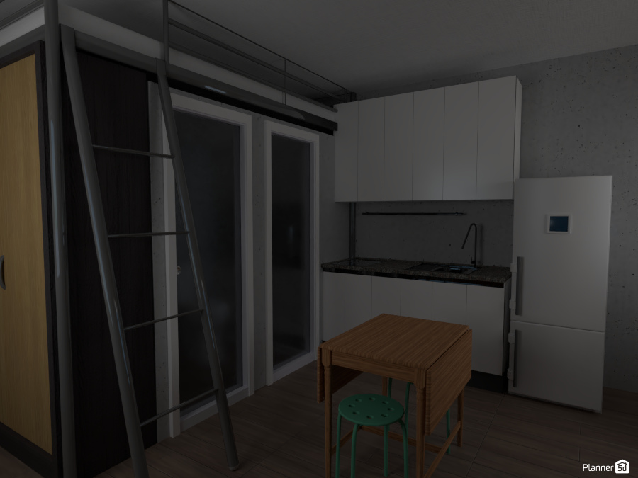 5x4 Loft House - Free Online Design | 3D Floor Plans by Planner 5D