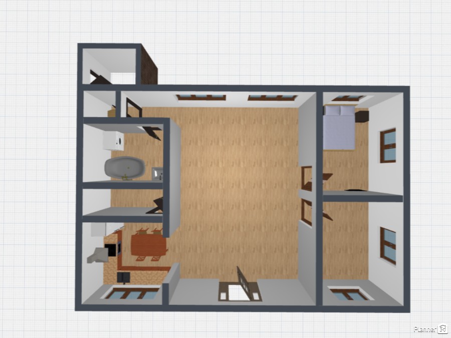 Haz - Free Online Design | 3D Apartment Floor Plans by Planner 5D