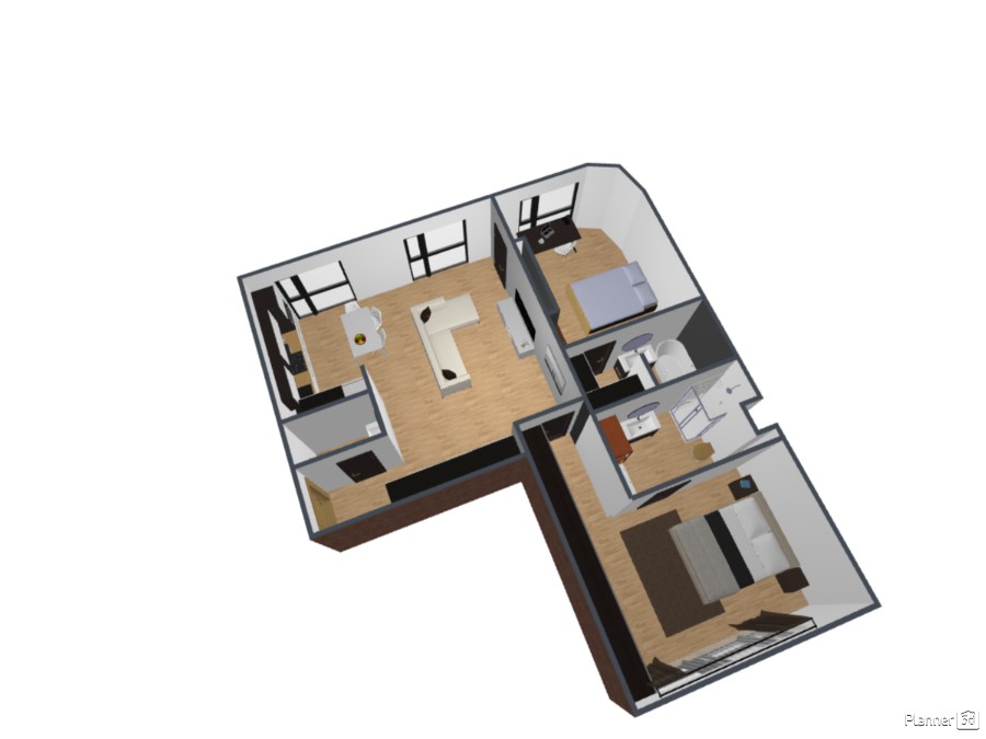 ееа - Free Online Design | 3D Apartment Floor Plans by Planner 5D