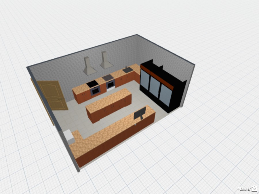 Kitchen - Free Online Design | 3D Kitchen Floor Plans by Planner 5D