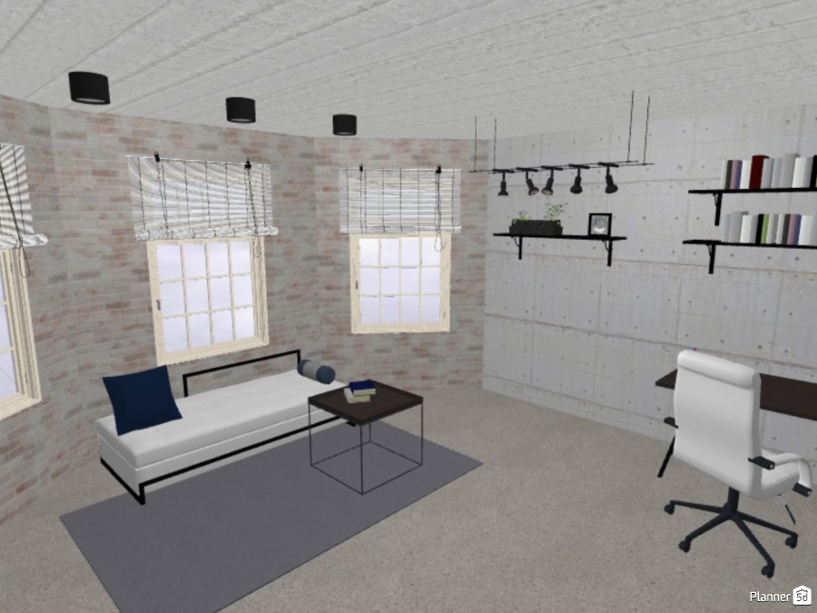 The totally boring room - Free Online Design | 3D Office Floor Plans by ...