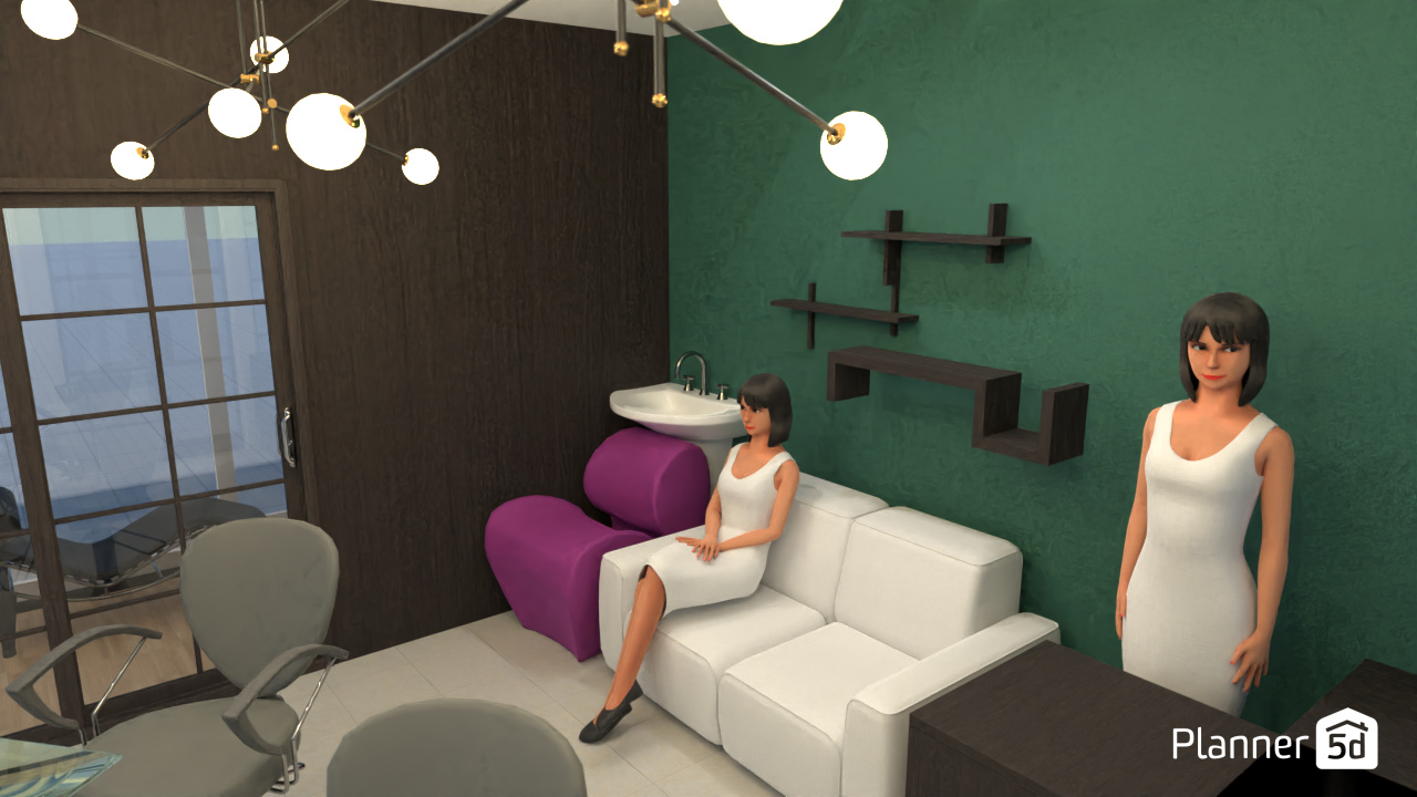 Look Beauty Parlour - Free Online Design | 3D Renovation Floor Plans by ...