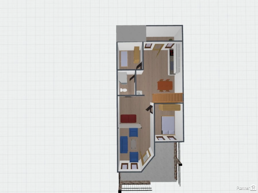 House C4 no 22 - Free Online Design | 3D House Floor Plans by Planner 5D