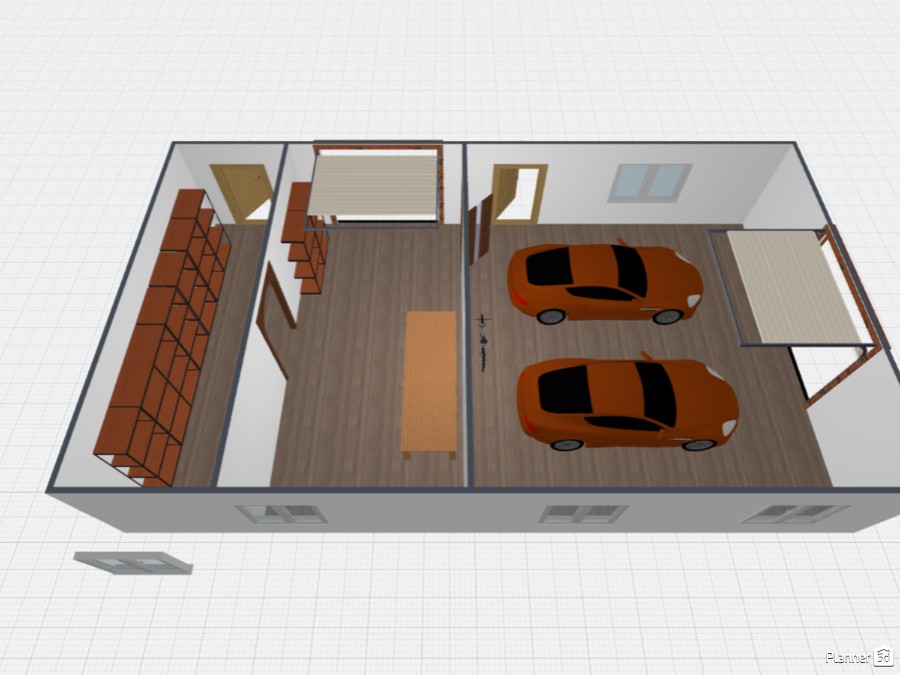 Garaaz - Free Online Design | 3D Garage Floor Plans by Planner 5D