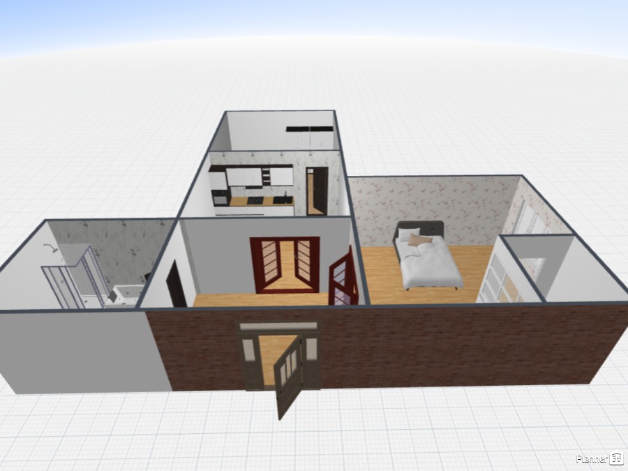 Tiny house - Free Online Design | 3D House Floor Plans by Planner 5D